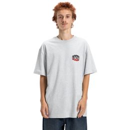 T-Shirt DC Shoes "Squash It", Herren, Gr. XL, grau (light erdgrau), Obermaterial: 75% Walkfrottier, 25% Walkfrottier;, Shirts T-Shirt