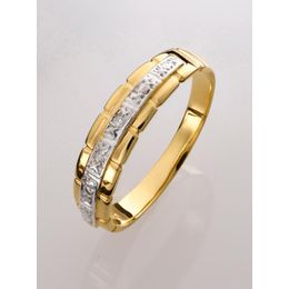 Fingerring Lady Gr. 20, gold (gelbgold 375), Fingerringe, Damen, 20, Metall, Fingerring