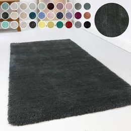 Hochflor-Teppich Esprit "Relaxx ESP-4150" Gr. 3, bunt (anthrazit, gr&uuml;n), B:120cm H:25mm L:170cm, Kunstfaser, Teppiche, Hochflor-Teppich, Wohnzimmer, sehr gro&szlig;e Farbauswahl, weicher dichter Hochflor