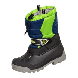 Wanderschuh Meindl "Meindl Snowy 3000 gr&uuml;n/blau", Jungen, Gr. 32, Normalschaft, gr&uuml;n, Nylon, Schuhe Wanderschuh, Comfort fit mehr Platz im Vorfu&szlig;bereich und festen Halt in der Ferse