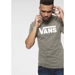 T-Shirt Vans "MNVansCLASSIC", Herren, Gr. M, londonfog, Jersey, Obermaterial: 100% Baumwolle, Rundhals, Shirts T-Shirt, mit Markenlabel