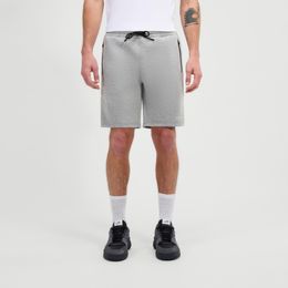 Sweatshorts Ellesse "GIALARNO SHORT", Herren, Gr. S, N-Gr, grau (grau marl), Sweatware, Obermaterial: 64% Baumwolle, 36% Polyester, kontrastfarbene Details, unifarben mit Farbeins&auml;tzen, Hosen Sweatshorts