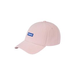 Baseball Cap HUGO BLUE "Jinko", Damen, rosa (light, pastel pink 680), Stoff, Baumwolle, unifarben, Caps Baseball Cap, mit Logopatch UNISEX