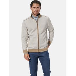 Sweatjacke Babista "Sweatjacke HARION", Herren, Gr. XXL, blau (beige), Obermaterial: 100% Baumwolle CO., Sweatjacken Sweatjacke