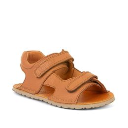 Sandale froddo, M&auml;dchen, Gr. 26, braun (cognac), Leder, unifarben, Schuhe Sandale