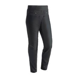 Skihose Maier Sports "Skjoma Pants M", Herren, Gr. 50, Normalgr&ouml;&szlig;en, schwarz, Oberstoff 1: 85% Polyamid, 15% Elasthan / Oberstoff 2: 100% Polyester, Hosen Skihose, Herren Langlaufhose, 4-Wege-Stretch, wattierte Skitourenhose