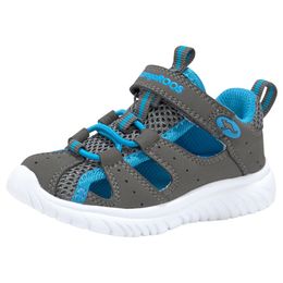 Sandale Kangaroos "KI-Rock Lite EV", M&auml;dchen, Gr. 21, blau (steel, grau, brilliant, blau), Synthetik, Textil, Schuhe Sandale