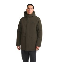 Wintermantel Jack Wolfskin "COLD CAMP COAT M", Herren, Gr. XL, obsidian mos, Obermaterial: 100% Polyester. Futter: 100% Polyester. Wattierung: 100% Polyester, M&auml;ntel Wintermantel, W&auml;rmend, winddicht, &Uuml;bergangsjacke
