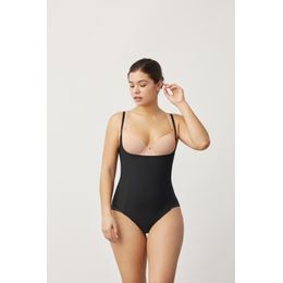 Body YSABEL MORA, Damen, Gr. L, N-Gr, schwarz, Obermaterial: 73% Polyamid, 27% Elasthan, figurbetont, Bodys Body, Spitze, mittlerer Shape-Effekt, elastisch, weich, bequem