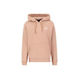 Hoodie Alpha Industries "Basic Hoodie SL", Herren, Gr. XL, orange (dusty coral), Obermaterial: 80% Baumwolle, 20% Polyester, regular fit, Sweatshirts Hoodie