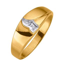 Fingerring Lady Gr. 18, gold (gelbgold 375), Fingerringe, Damen, 18, Gold Metall, Gold, Metall, Fingerring