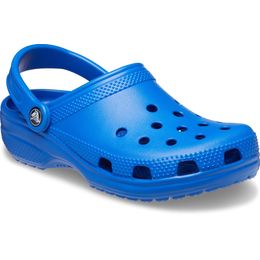 Clog Crocs "Classic", Damen, Gr. 39, blau (royalblau), Croslite&trade;, Schuhe Clog, Sommerschuh, Gartenschuh, Poolslides, mit typischem Logo