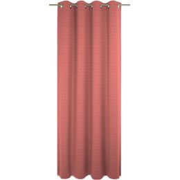 Vorhang Adam "Uni Collection light", rot, B:142cm H:285cm, Baumwolle (Bio-Baumwolle), Gardinen, Vorhang, aus 100% Bio-Baumwolle