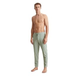 Marc O'Polo Loungehose MARC O'POLO, Herren, Gr. M, N-Gr, gr&uuml;n (sea spray), Single Jersey, Obermaterial: 100% Baumwolle, unifarben, bequem lang, Hosen Loungehose, mit Tunnelzug und Bindeband