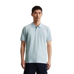 Marc O'Polo Poloshirt MARC O'POLO, Herren, Gr. M, beige (starlight), Jersey, Obermaterial: 95% Baumwolle, 5% Elasthan, regular fit, Rippb&uuml;ndchen, Shirts Poloshirt, aus Piqu&eacute;, regular fit, kontrastfarbene Details
