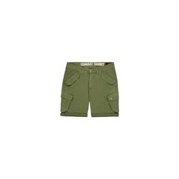 Shorts Alpha Industries "Combat Short", Herren, Gr. 28, Normalgr&ouml;&szlig;en, gr&uuml;n (schwarz olive), Obermaterial: 98% Baumwolle, 2% Elastan; Futter: 100% Baumwolle, Hosen Shorts