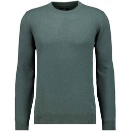 Rundhalspullover Ragman, Herren, Gr. 48, dunkelgr&uuml;n, 035, Strick, 90% Wolle 10% Baumwolle, Rundhals, Pullover Rundhalspullover