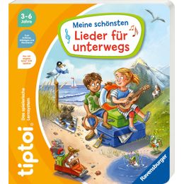 Kinderbuch Ravensburger "tiptoi Meine sch&ouml;nsten Lieder f&uuml;r unterwegs", bunt, B&uuml;cher, Kinderbuch, Made in Europe