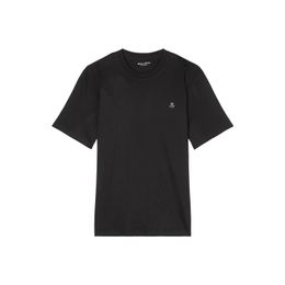 Marc O'Polo T-Shirt MARC O'POLO "T-Shirt Small-Logo 1er Pack", Herren, Gr. M, schwarz, Obermaterial: 100% Baumwolle CO., Shirts T-Shirt