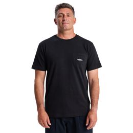 Sporttop Quiksilver "Diamond Pocket", Herren, Gr. M, schwarz, Obermaterial: 100% Walkfrottier;, Tops Sporttop