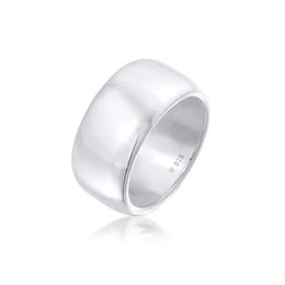 Silberring Elli Premium "Ring Breit Schlicht Bandring Trend 925 Sterling Silber" Gr. 54, silber, Fingerringe, Damen, 54, Silber 925 (Sterlingsilber), Silberring