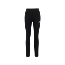 Leggings Alpha Industries "Basic Leggings SL W", Damen, Gr. XS, Normalgr&ouml;&szlig;en, schwarz, Obermaterial: 95% Baumwolle, 5% Elastan, Hosen Leggings