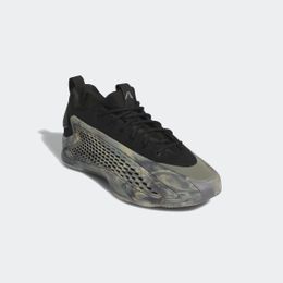 Basketballschuh adidas Performance "ANTHONY EDWARDS 1 LOW", Damen, Gr. 42, gr&uuml;n (silber pebble, core schwarz, wonder beige), Synthetik, Textil, Schuhe Basketballschuh, Anthony Edwards