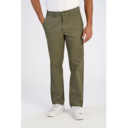 Chinohose LINDBERGH, Herren, Gr. 36, L&auml;nge 32, gr&uuml;n (dk army), Web, Obermaterial: 98% Baumwolle, 2% Elasthan, unifarben, normal lang, Hosen Chinohose, mit Stretch