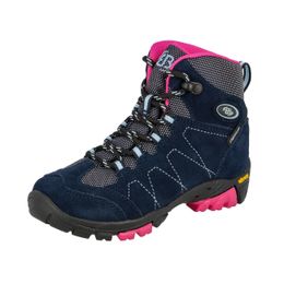 Br&uuml;tting Wanderschuh BR&Uuml;TTING "Outdoorstiefel Bergen High", M&auml;dchen, Gr. 35, blau, Veloursleder, Schuhe Wanderschuh