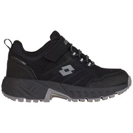 Sneaker Lotto, Jungen, Gr. 39, schwarz, grau, Kunstfaser, Synthetik, mehrfarbig, Schuhe Sneaker