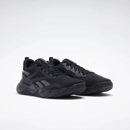 Trainingsschuh Reebok "NFX TRAINER", Damen, Gr. 40,5, schwarz, grau 6, Synthetik, Textil, Schuhe Trainingsschuh