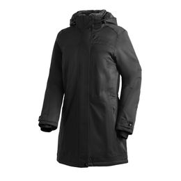 Winterjacke Maier Sports "Lisa 2.1", Damen, Gr. 50, schwarz, 100% Polyester, Jacken Winterjacke, Damen Mantel, atmungsaktiver Wintermantel, wasserdicht, Regular Fit