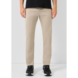 Chinohose QS, Herren, Gr. 31, L&auml;nge 34, beige, Web, Obermaterial: 98% Baumwolle, 2% Elasthan, unifarben, regular fit kn&ouml;chellang, Hosen Chinohose, mit Stretchanteil