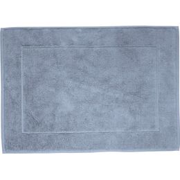 Badematte Framsohn FROTTIER "Uni Basic Hotelmatte" Gr. 2, blau (taubenblau), H:11mm, Baumwolle, Badematten, Badematte, gro&szlig;e Farbpalette, Hergestellt in &Ouml;sterreich, Badezimmerteppich