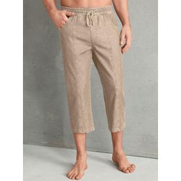 Schlupfhose CLASSIC, Herren, Gr. 46, Normalgr&ouml;&szlig;en, beige, 100% Baumwolle, unifarben, 3/4-L&auml;nge, Hosen Schlupfhose