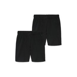 V&eacute;ro Moda Radlerhose VERO MODA "VMMAXI BIKER SHORTS 2PACK NOOS", Damen, Gr. S (36), N-Gr, schwarz, Jersey, Obermaterial: 95% Baumwolle, 5% Elasthan, unifarben, slim fit, Hosen Radlerhose