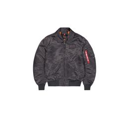 Bomberjacke Alpha Industries "Flying Tigers CWU Light", Damen, Gr. L, vintage grau, Obermaterial: 100% Nylon, Futter: 100% Nylon, Rib: 99% Polyester, 1% Elastan, Jacken Bomberjacke