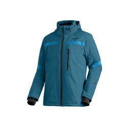 Skijacke Maier Sports "Lanciano M", Herren, Gr. 62, blau (saphirblau), 100% Polyester, Jacken Skijacke, Herren Winterjacke wattiert u. wasserdicht