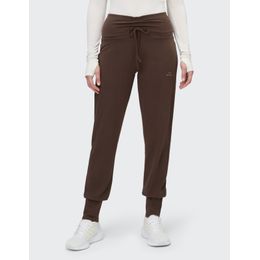 Yogahose Venice Beach "UMA", Damen, Gr. L (42), N-Gr, braun (coffee), Obermaterial: 47% Baumwolle, 47% Modal, 6% Elasthan, Hosen Yogahose