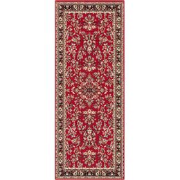 Teppich Hanse Home "Halton" Gr. 12, rot, B:80cm H:8mm L:250cm, Polypropylen (PP), Teppiche, Teppich, Kurzflor, Orient-Optik, mit Bord&uuml;re, L&auml;ufer, pflegeleicht, gekettelt