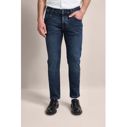 5-Pocket-Jeans Bugatti "Basic Essentials", Herren, Gr. 38, L&auml;nge 30, blau (dunkelblau), 92% Baumwolle, 6% Polyester, 2% Elasthan, Jeans 5-Pocket-Jeans, Flexcity-Stretch