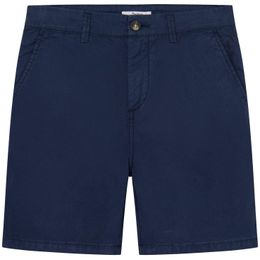 Shorts Pepe Jeans, Jungen, Gr. 12, N-Gr, blau (dulwich blau), Obermaterial: 98% Baumwolle, 2% Elasthan, regular fit kurz, Hosen Shorts, mit Ton-in-Ton Logoschriftzug