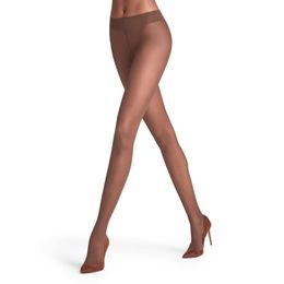 Feinstrumpfhose Falke "Matt Deluxe", Damen, Gr. S/M, braun (espresso), Obermaterial: 76% Polyamid, 24% Elasthan, unifarben, elastisch, Strumpfhosen Feinstrumpfhose, matt & transparent, uni, fein, weich