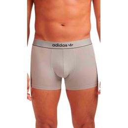 Trunk adidas originals "Comfort Flex Eco Micro", Herren, Gr. S (4), grau (201, alloy), Single Jersey, Obermaterial: 85% Baumwolle, 15% Elasthan, bedruckt, gestreift, unifarben, k&ouml;rpernah, Unterhosen Trunk, ohne Eingriff, elastisch, ultraweich, Baumwollmix, atmungsaktiv