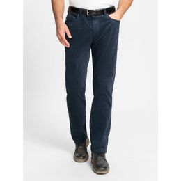 Br&uuml;hl 5-Pocket-Hose BR&Uuml;HL, Herren, Gr. 31, Unterbauchgr&ouml;&szlig;en, blau (dunkelblau, gepunktet), 98% Baumwolle, 2% Elasthan, unifarben, Hosen 5-Pocket-Hose