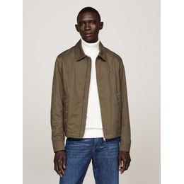 Blouson Tommy Hilfiger "COTTON IVY JACKET", Herren, Gr. L, gr&uuml;n (army gr&uuml;n), Web, Obermaterial: 100% Baumwolle, Jacken Blouson