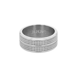 JOOP! Fingerring JOOP "2039796/-97/-98" Gr. 62, silber (edelstahlfarben), Fingerringe, Herren, 62, Edelstahl, 10mm, Fingerring