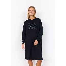 Sweatkleid soyaconcept "SC-BANU 259", Damen, Gr. L, N-Gr, schwarz, Sweatware, Obermaterial: 48% Modal, 48% Polyester, 4% Elasthan, unifarben, Kleider Sweatkleid