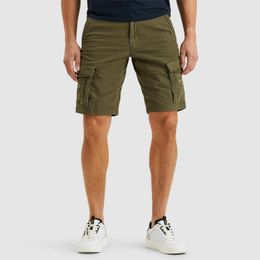 PME-Legend Cargoshorts PME LEGEND, Damen, Gr. 32, N-Gr, gr&uuml;n (olive night), Web, Obermaterial: 97% Baumwolle, 3% Elasthan, bequem kniefrei, Hosen Cargoshorts, Sommerhose in gewaschener Optik
