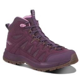 Wanderschuh Icepeak "AURA MC MS", Damen, Gr. 39, plum, Synthetik, Textil, Schuhe Wanderschuh, wasserdicht